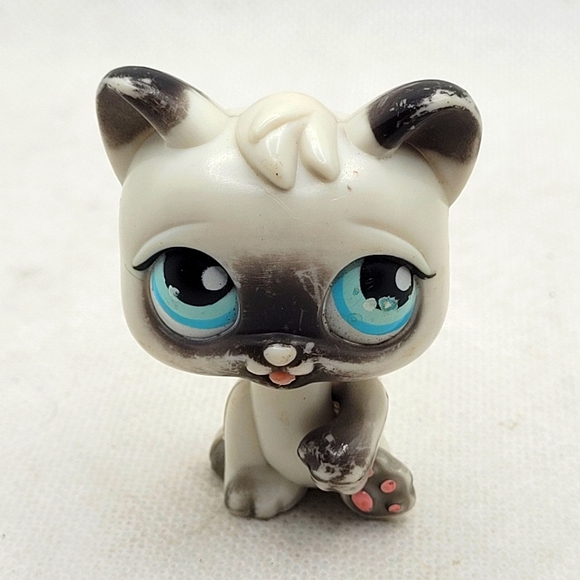 Hasbro | Toys | Littlest Pet Shop Lps Magic Motion Grey Cat Kitten 205 ...